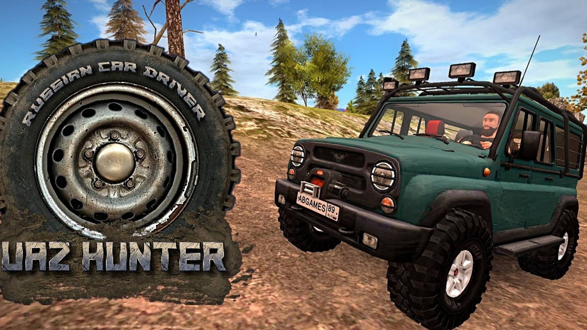 Russian Car Driver UAZ HUNTER.