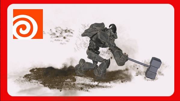 Houdini:  Emit dust debris from impact (Пыль и обломки при столкновениях)