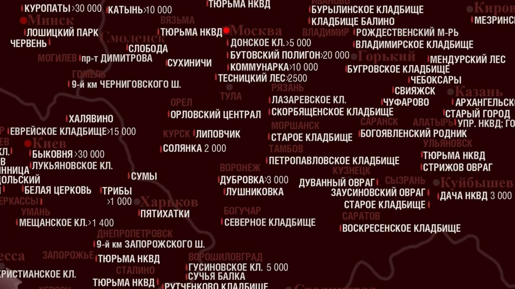 Создание интерактивной карты ″Национальная трагедия″