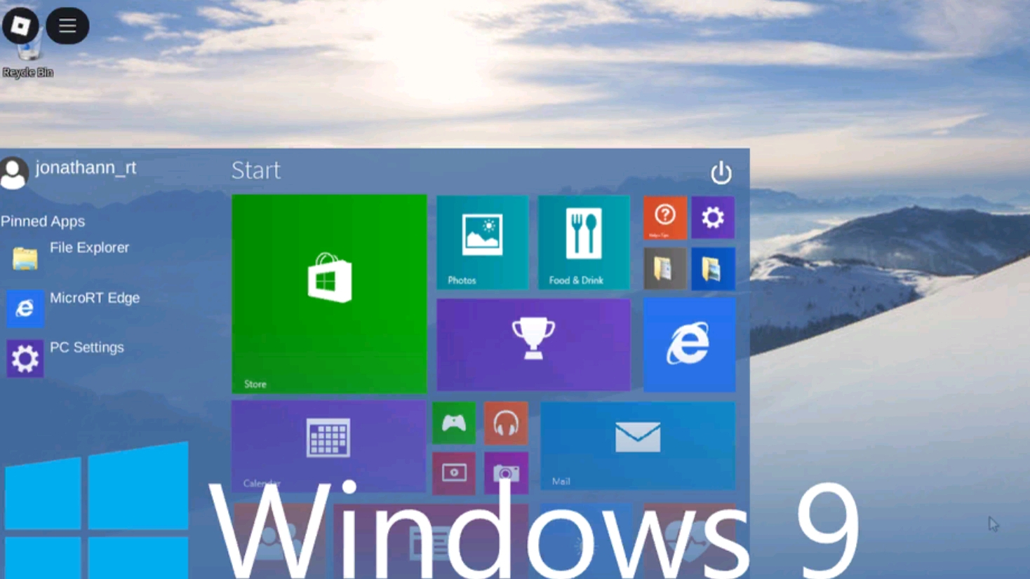 Симуляторы Windows в роблокс