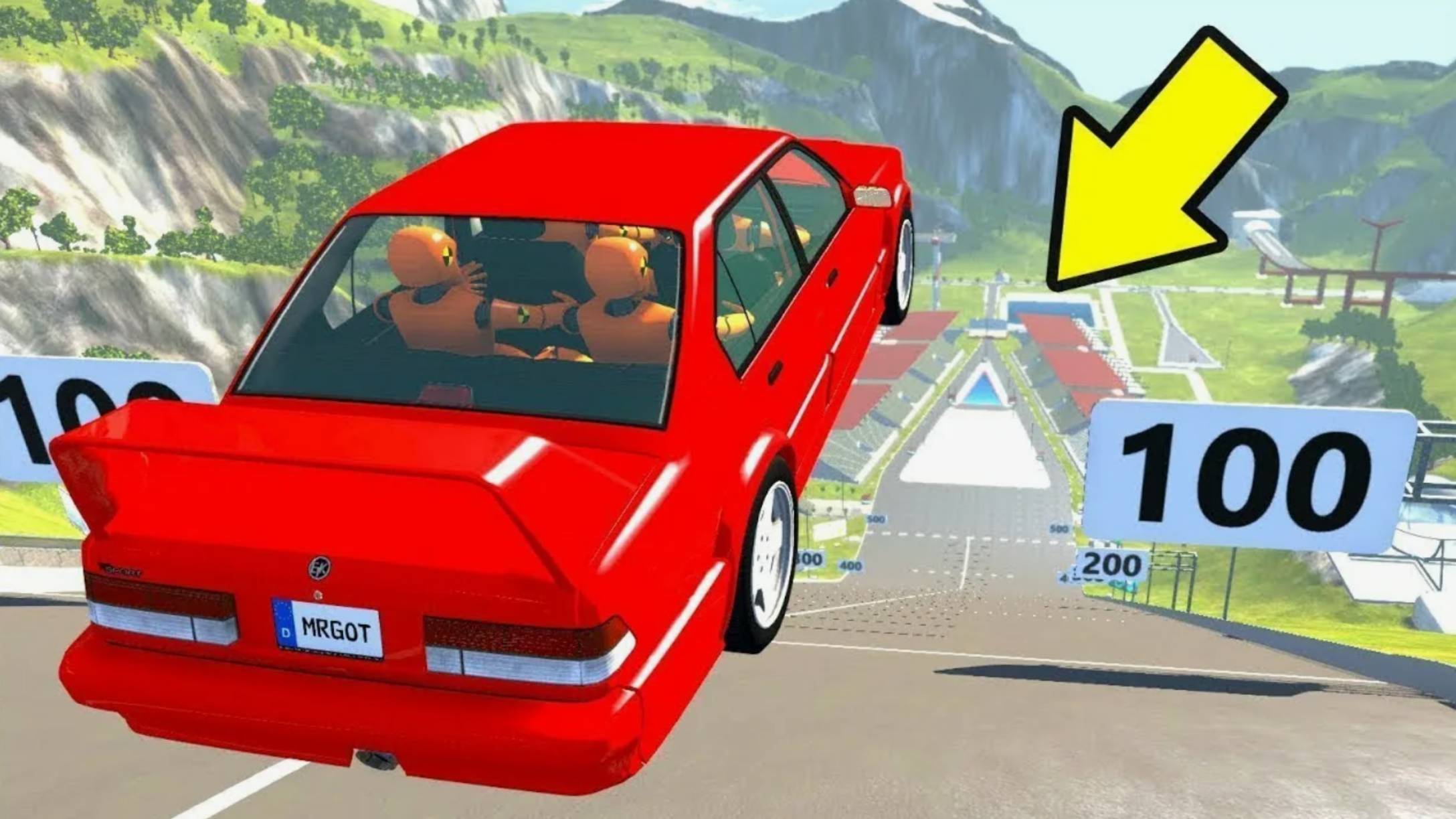 Сумасшедшие прыжки в BeamNG.drive (все видео)