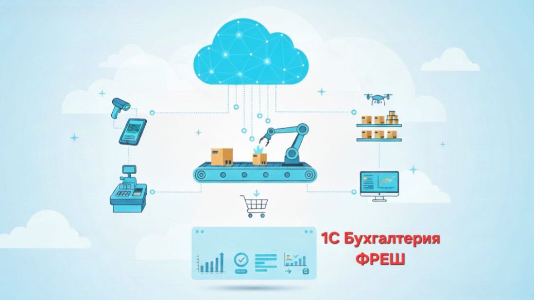 Автоматизация Розничного магазина в 1С Бух (ФРЕШ)