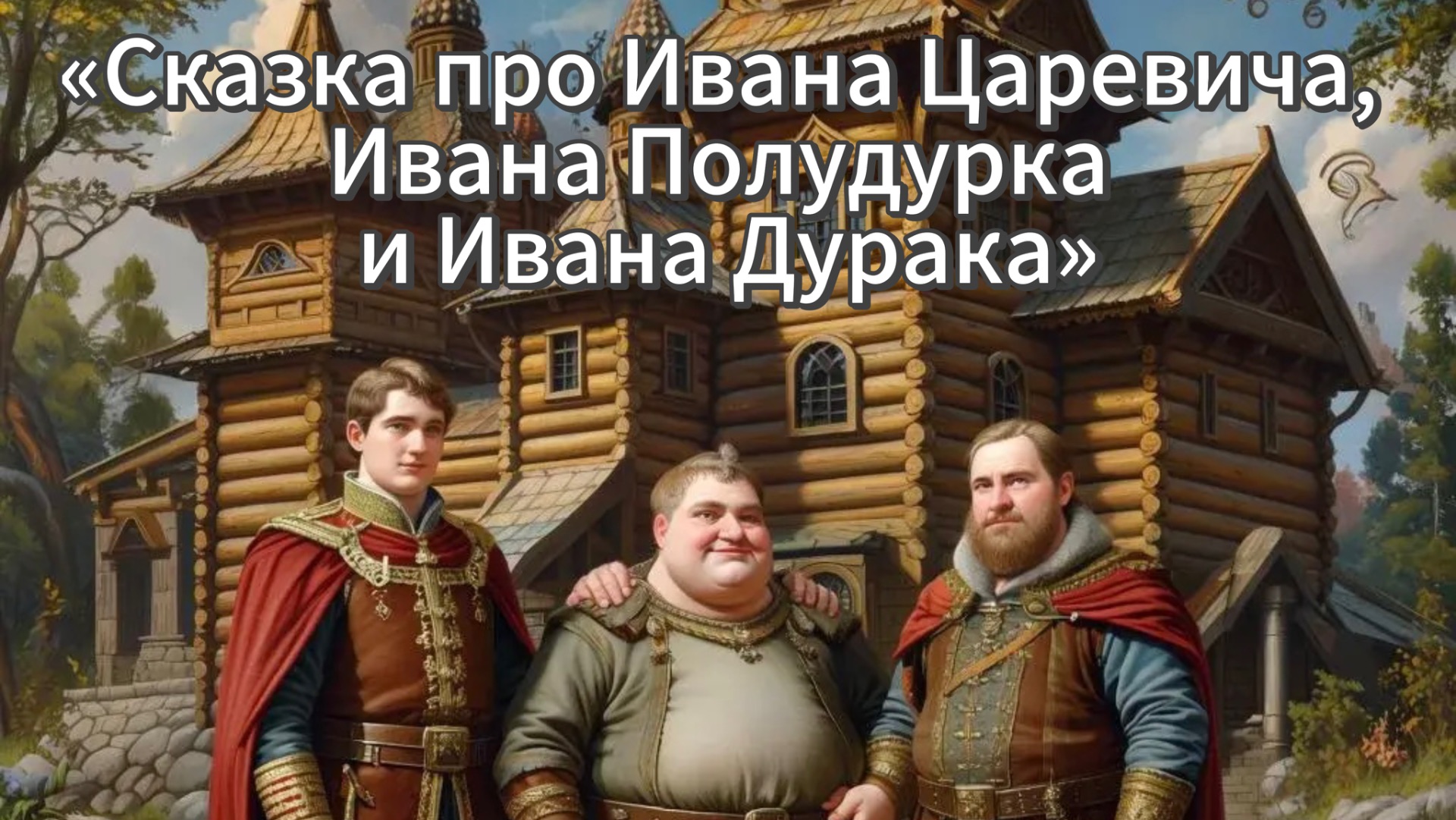 Сказка про Ивана Царевича, Ивана Полудурка и Ивана Дурака