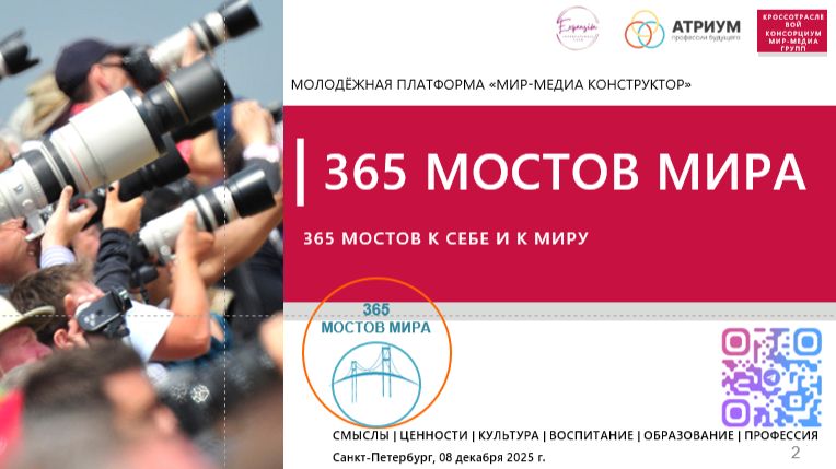 365 МОСТОВ МИРА - МИР-МЕДИА: молодежная платформа