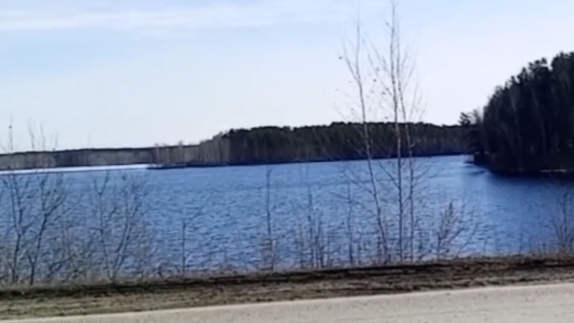 Рефтинское водохранилище.