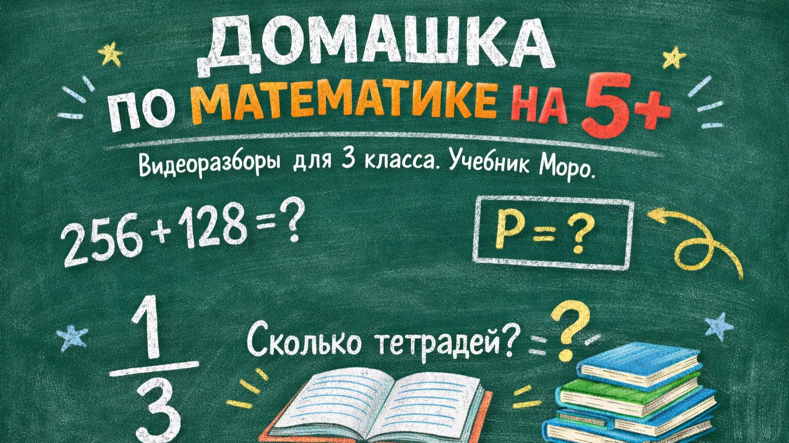 Математика 3 класс  Домашние задания. Серия Школа России. М.И. Моро