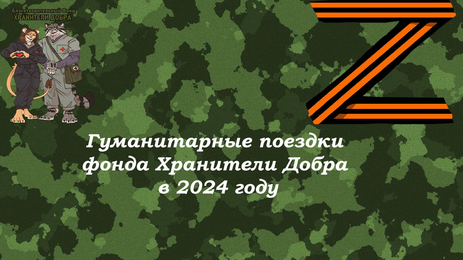 Гуманитарные поездки в 2024 году