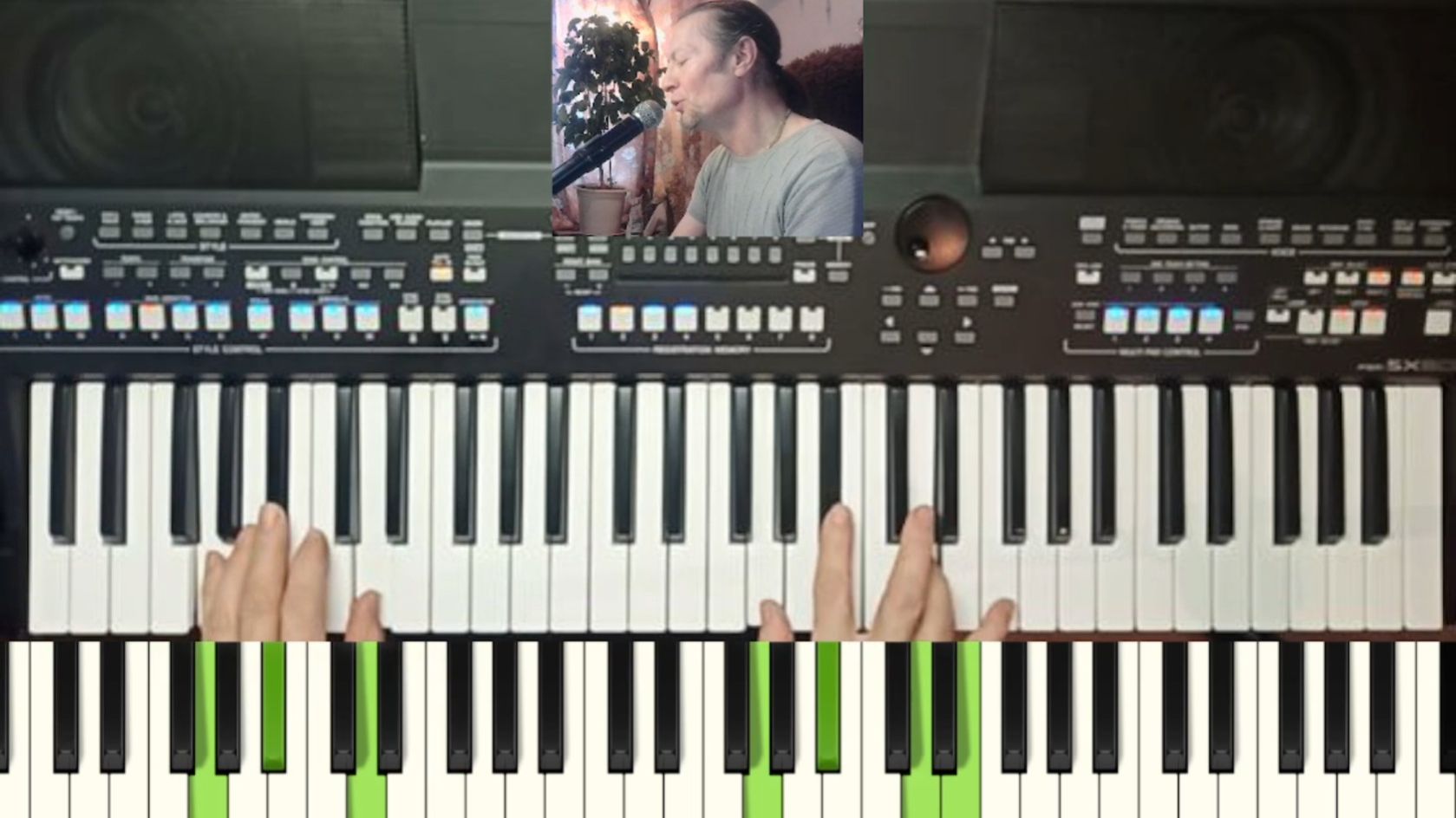Синтезатор YAMAHA SX600. Демо Препода