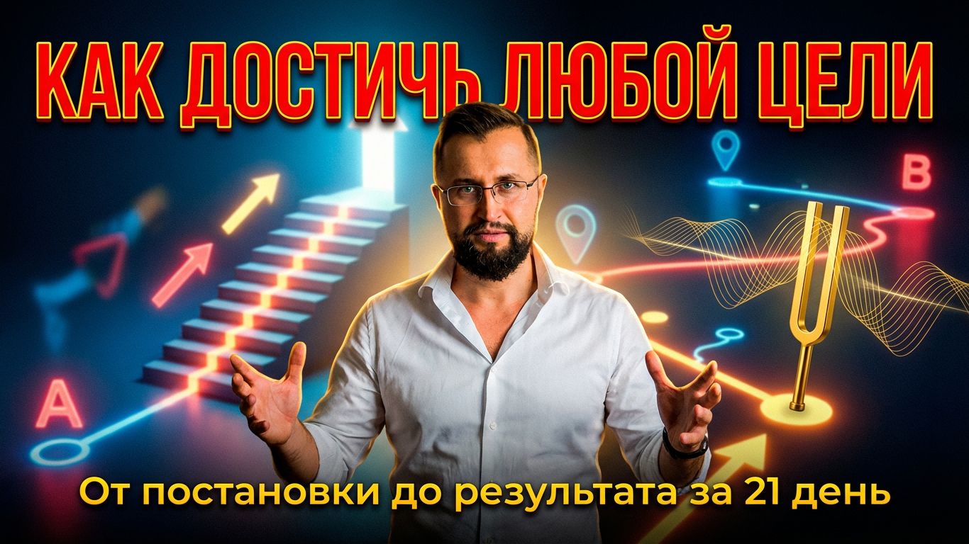 Достигай целей в 10 раз быстрее: психология целей, методики НЛП, Коучинга, SMART, OKR и декомпозиция