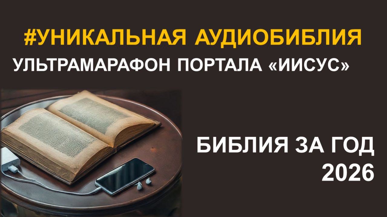 Библия за год. Ультрамарафон 2026 портала ″Иисус″