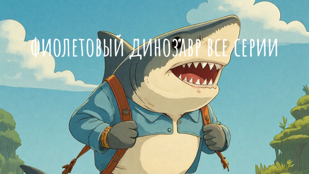фиолетовый динозавр