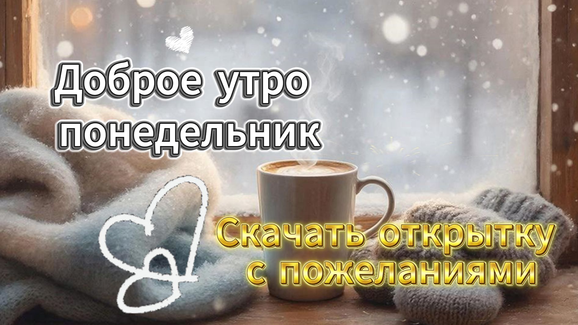 Доброго утро понедельника музыкальные открытки