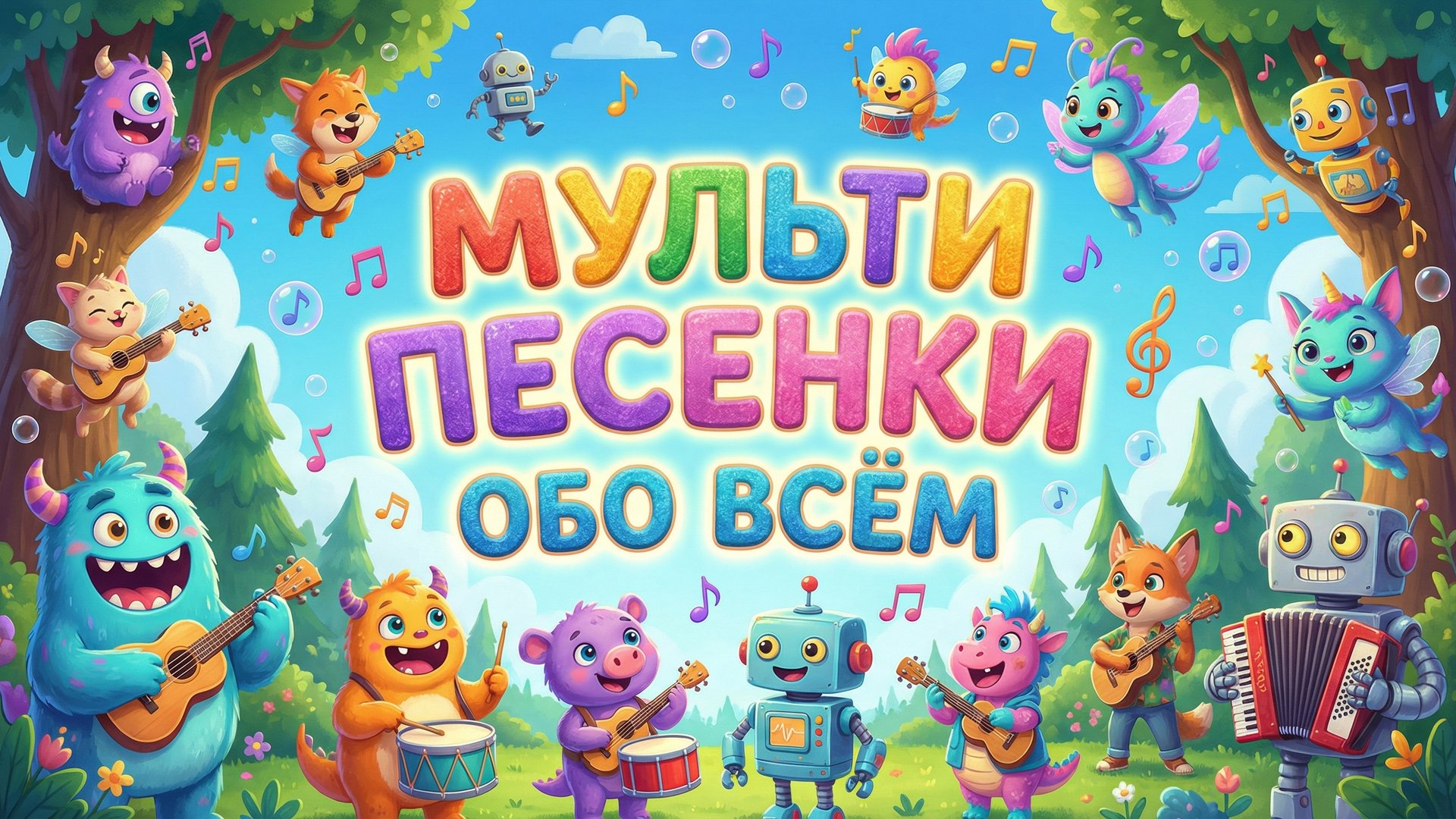Детские мультпесенки🥳