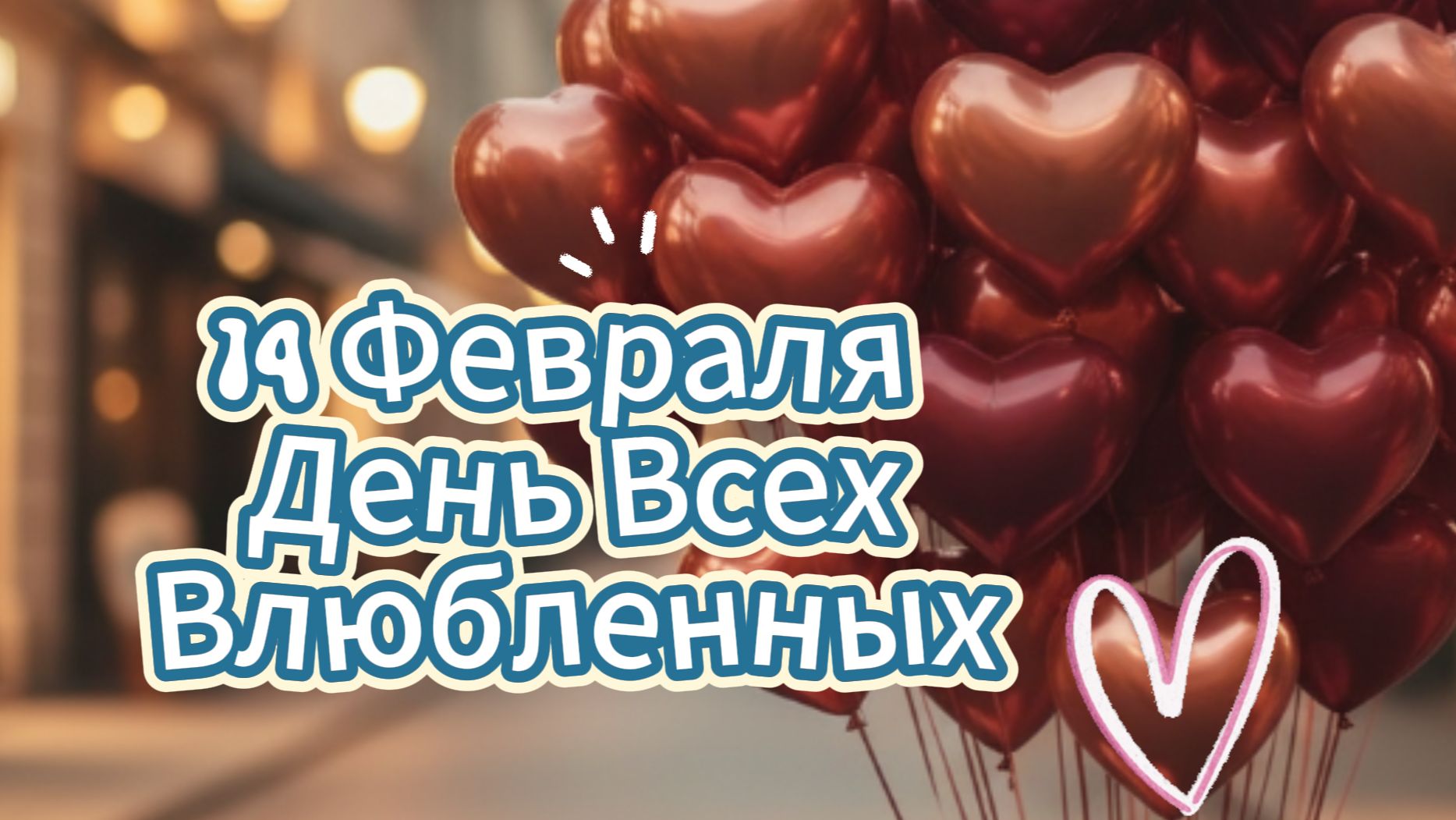 Открытки 14 февраля ❤️ Влюбленные!