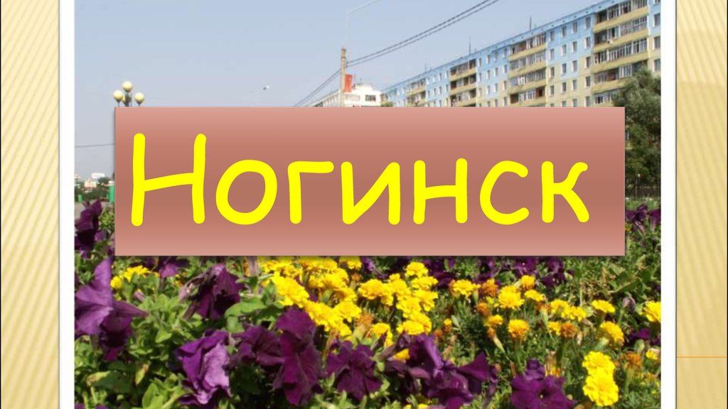 Ногинск.