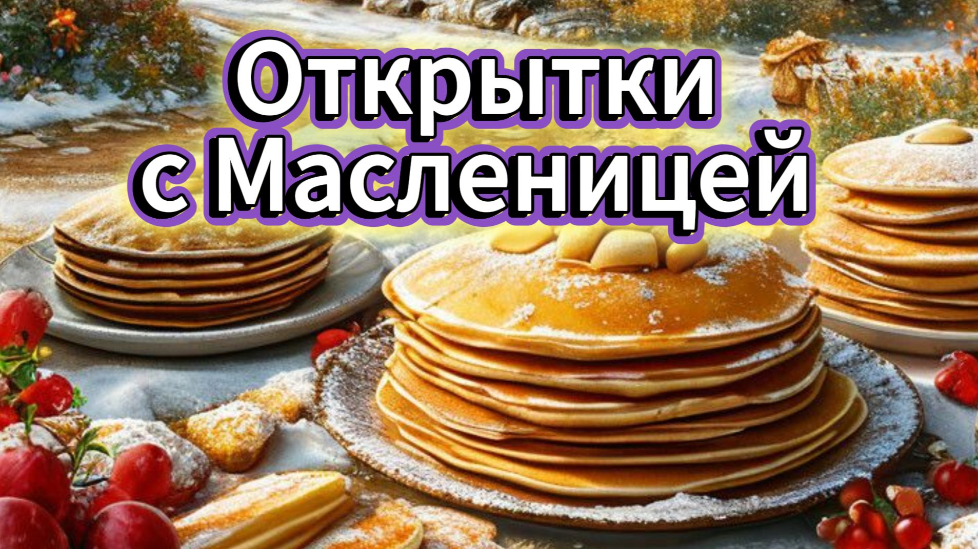Открытки с Масленицей 🥞