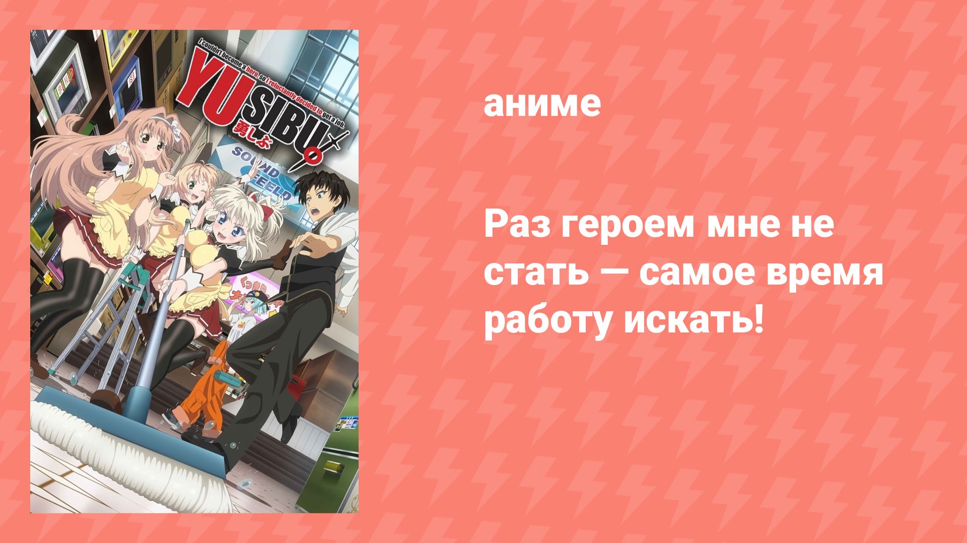 Раз героем мне не стать — самое время работу искать! (аниме-сериал, 2013)