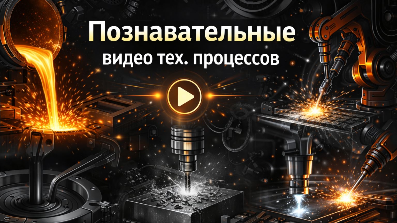 Познавательные видео тех. процессов.