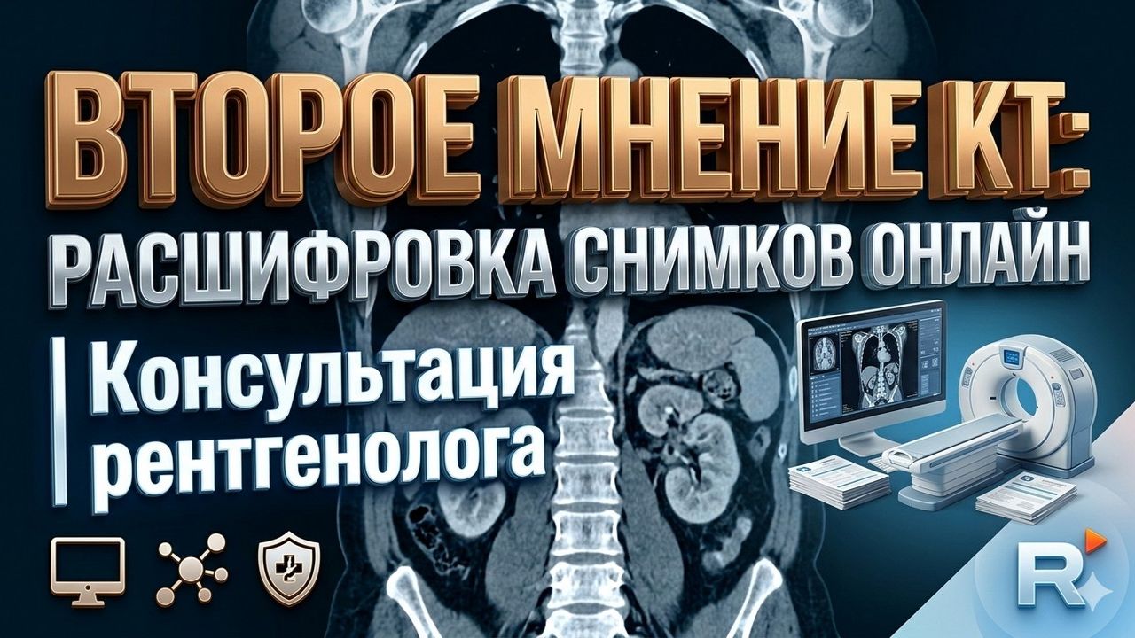 Второе мнение КТ: расшифровка снимков онлайн | Консультация рентгенолога