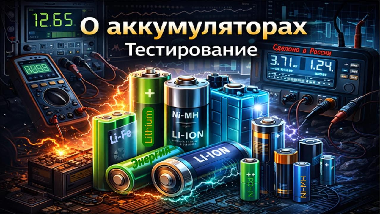 Аккумуляторы. Тестирование и прочее.