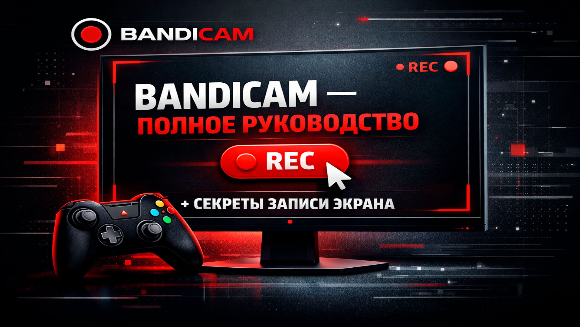Курс обучения по Bandicam — лучшая программа для записи экрана, игр и видеоустройств.