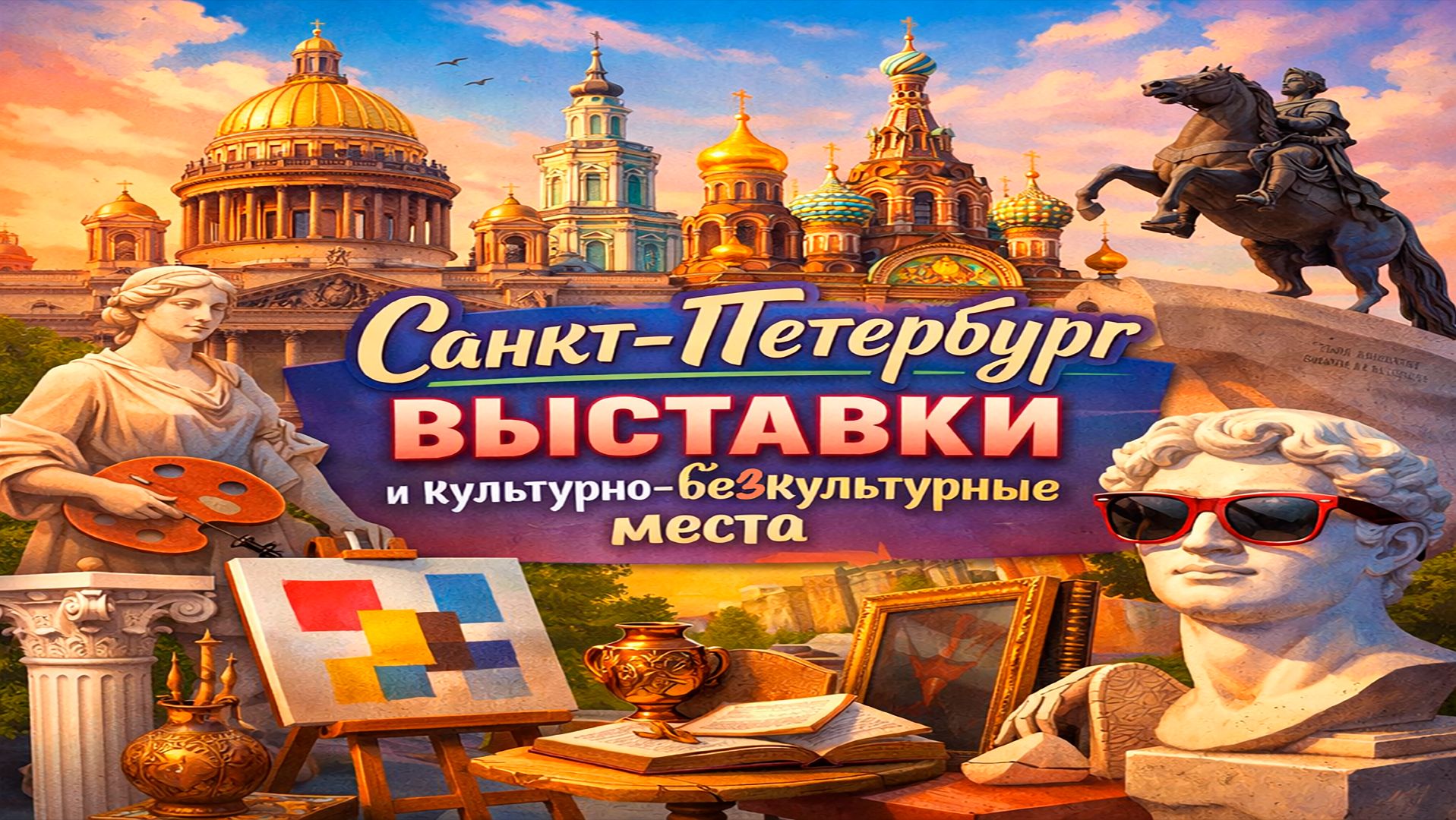 Выставки и культурно-беЗкультурные места Санкт-Петербурга