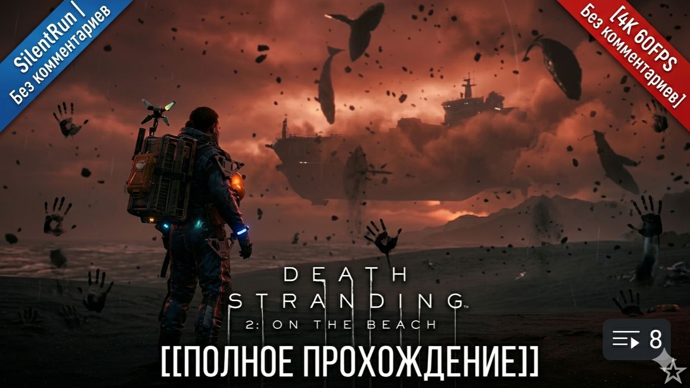 Прохождение Death Stranding 2: On the Beach [4K 60FPS | Без комментариев]