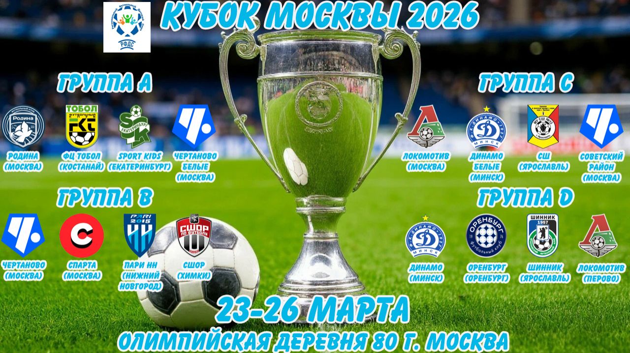 Кубок РФДС 2026 Весна