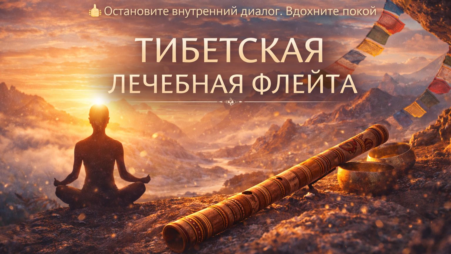 🌬️ Тибетская Лечебная Флейта | Баланс Эмоций и Стоп Мысли