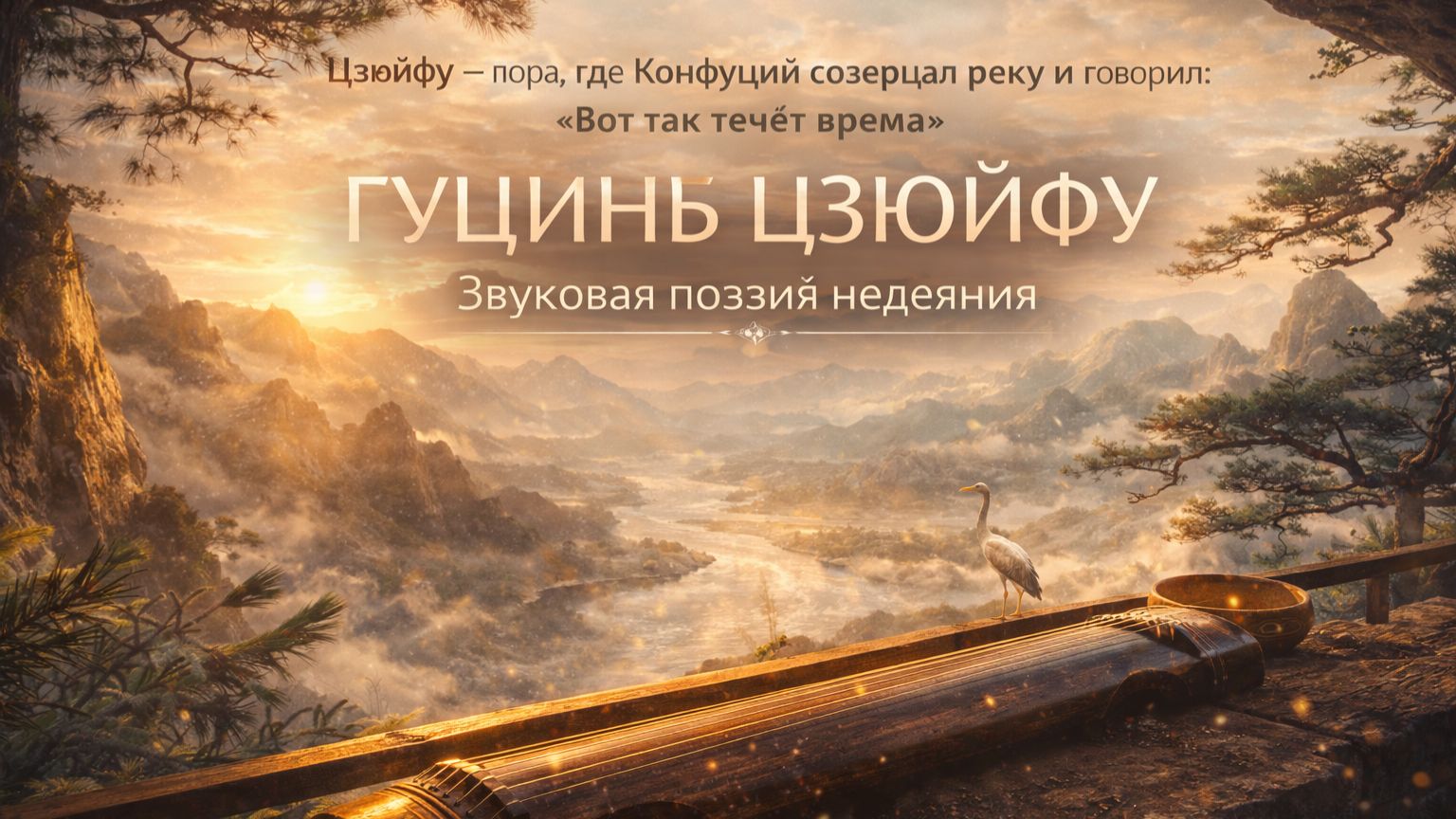 ☁️ «Облака над Цзюйфу» | Гуцинь для медитации у-вэй