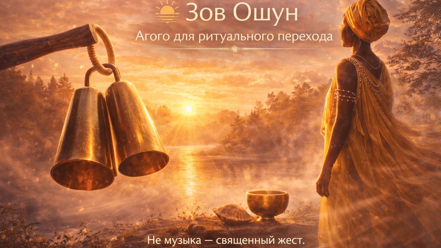 🌅 «Зов Ошун» | Агого для ритуального перехода