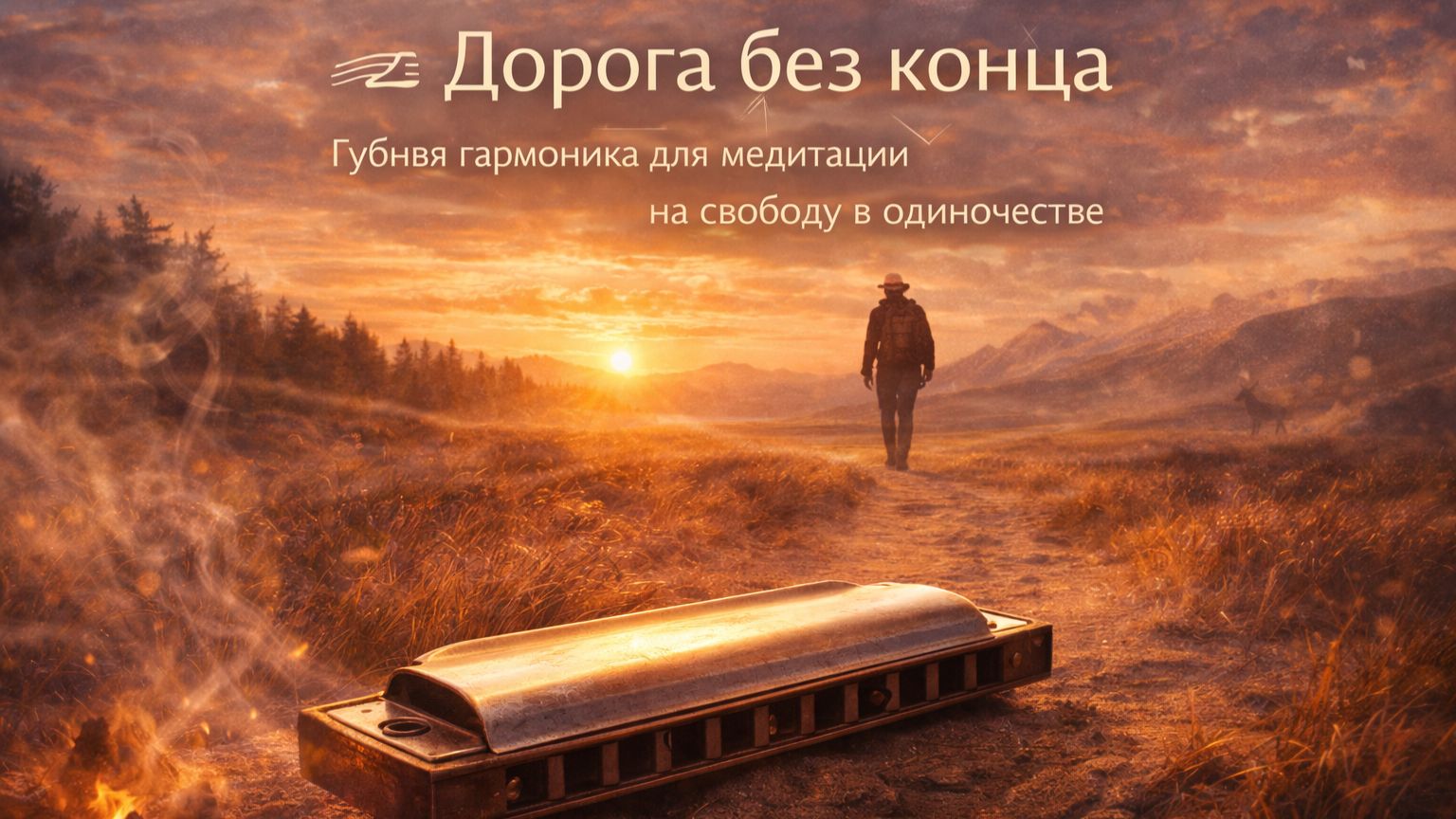 🛤️ «Дорога без конца» | Губная гармоника для медитации на свободу в одиночестве