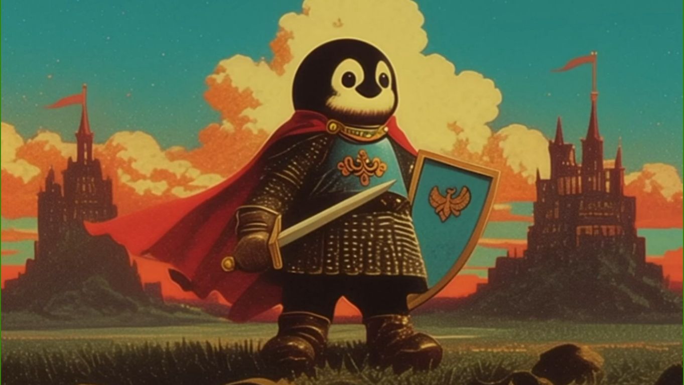 Penguins Dark Fantasy Synth Music