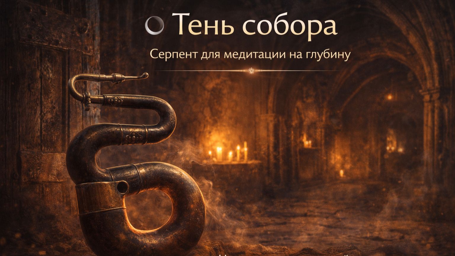 🌑 «Тень собора» | Серпент для медитации на глубину