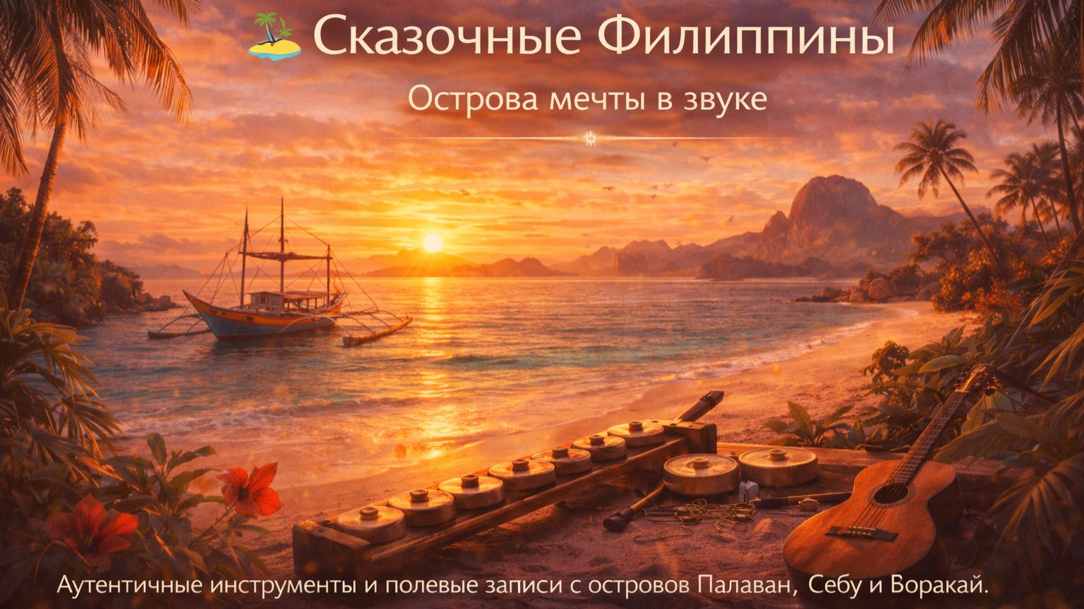 🏝️ Сказочные Филиппины | Острова мечты в звуке