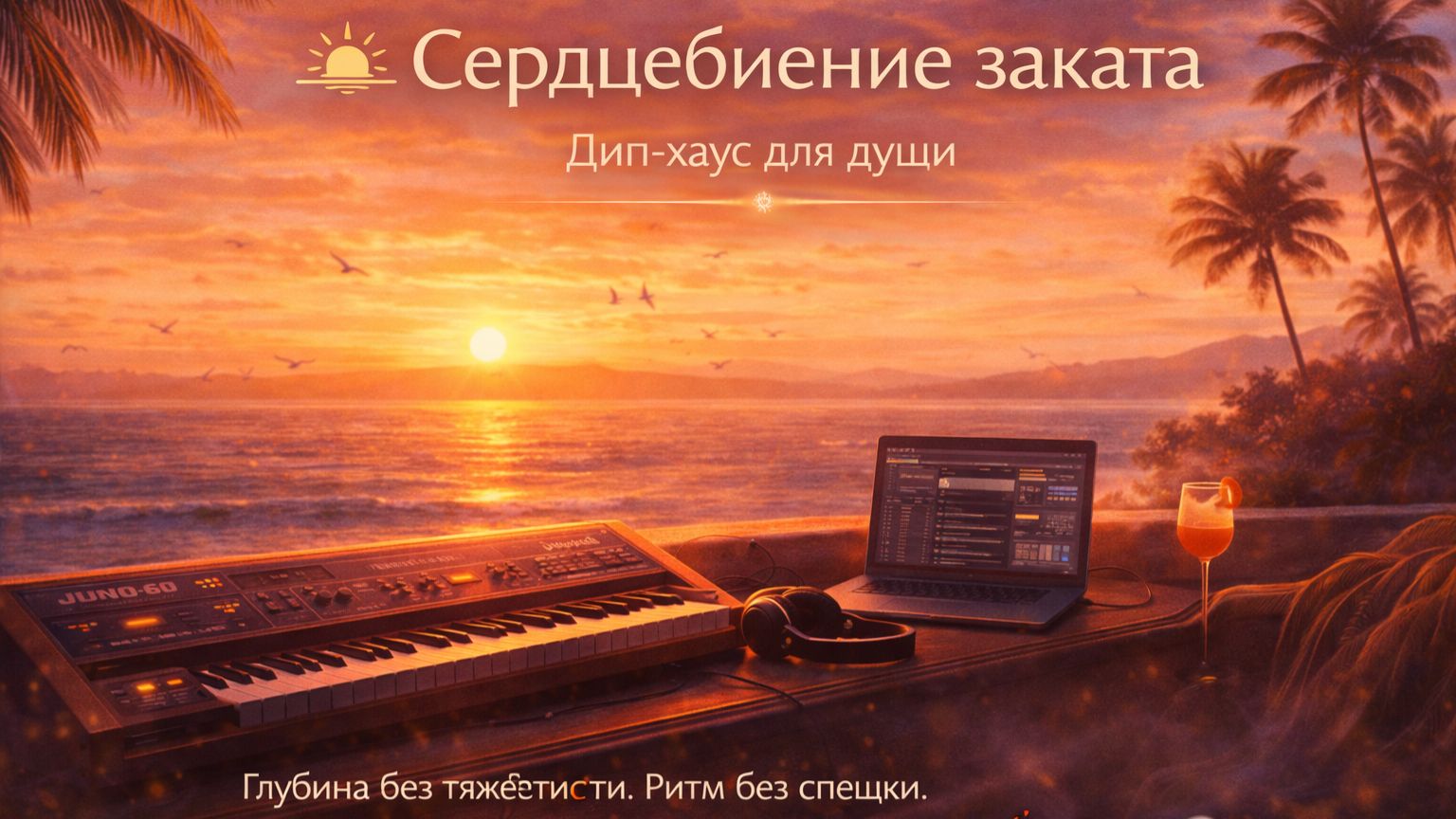 🌅 «Сердцебиение заката» | Дип-хаус для души