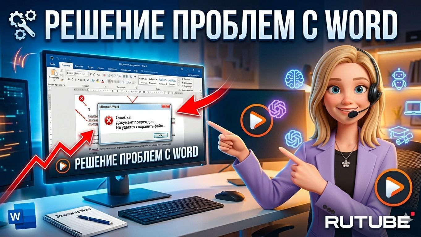 Решение проблем с Word