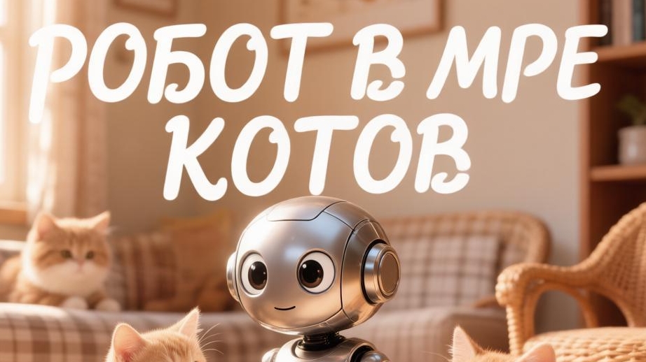Робот в мире котов!!!