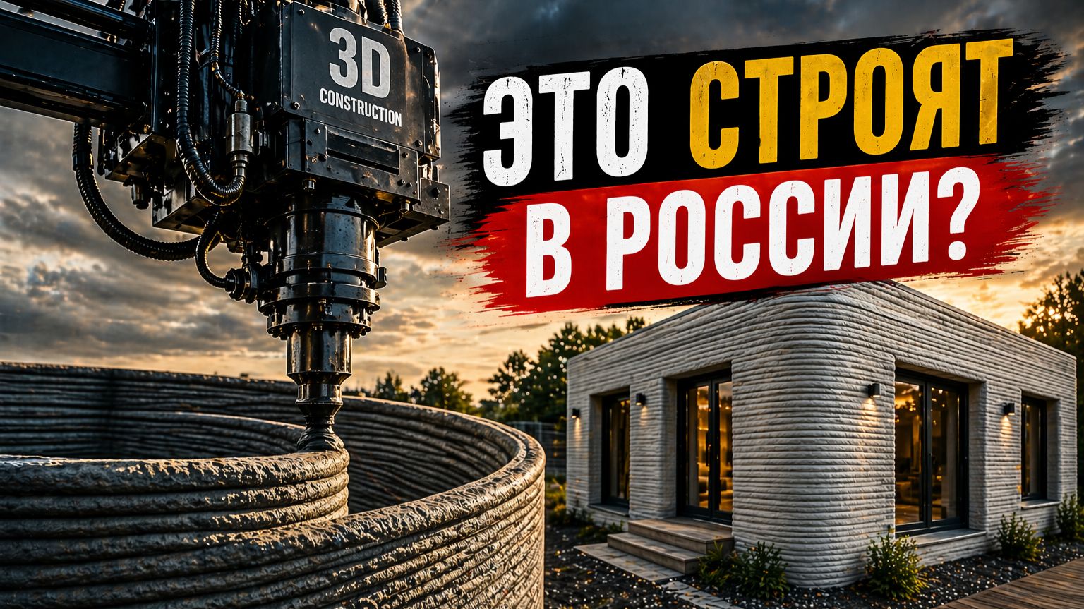 3д печать домов