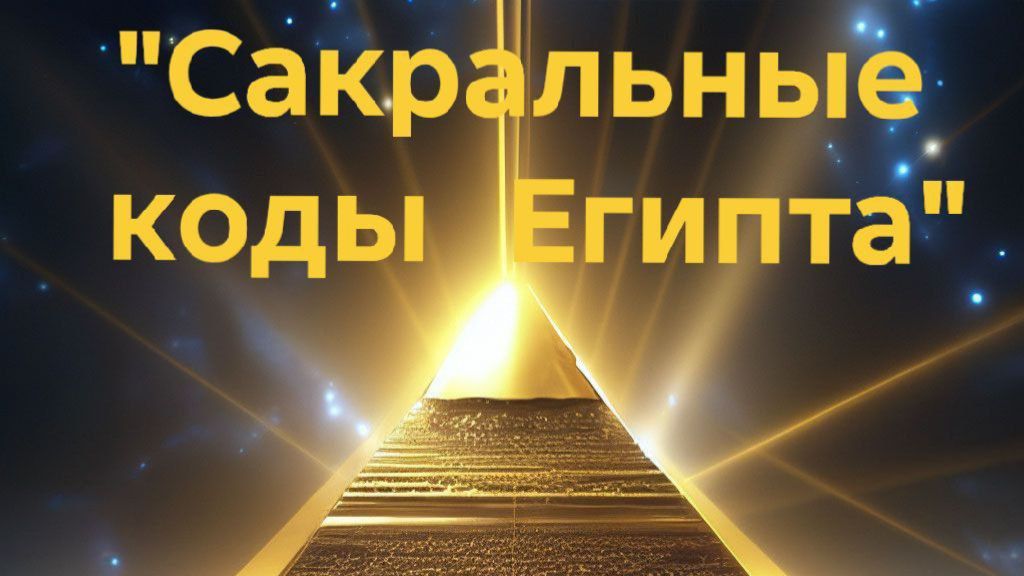 САКРАЛЬНЫЕ КОДЫ ЕГИПТА