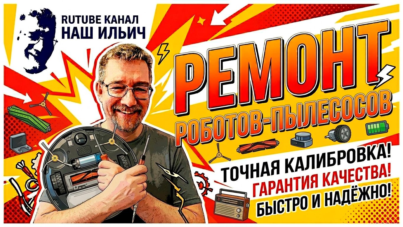 Ремонт роботов - пылесосов