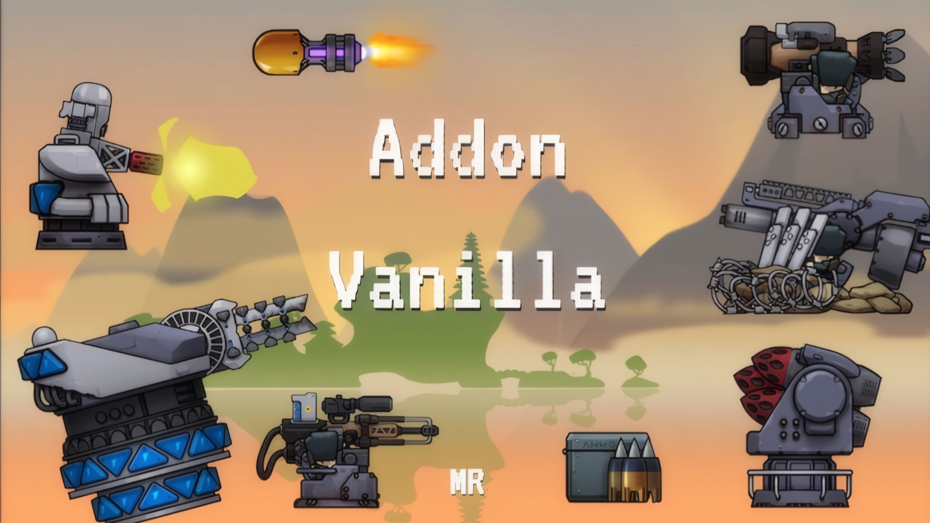 Addon Vanilla MR Forts (Мощные пушки)