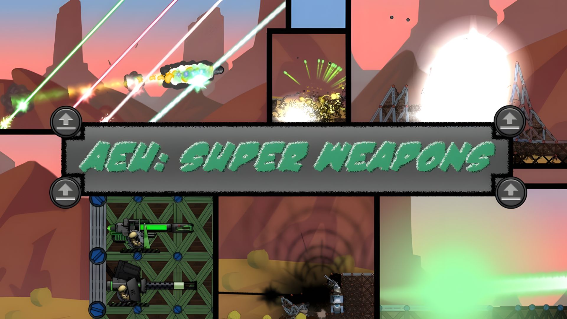 AEU: Super Weapons Forts (Супер улучшение пушек)