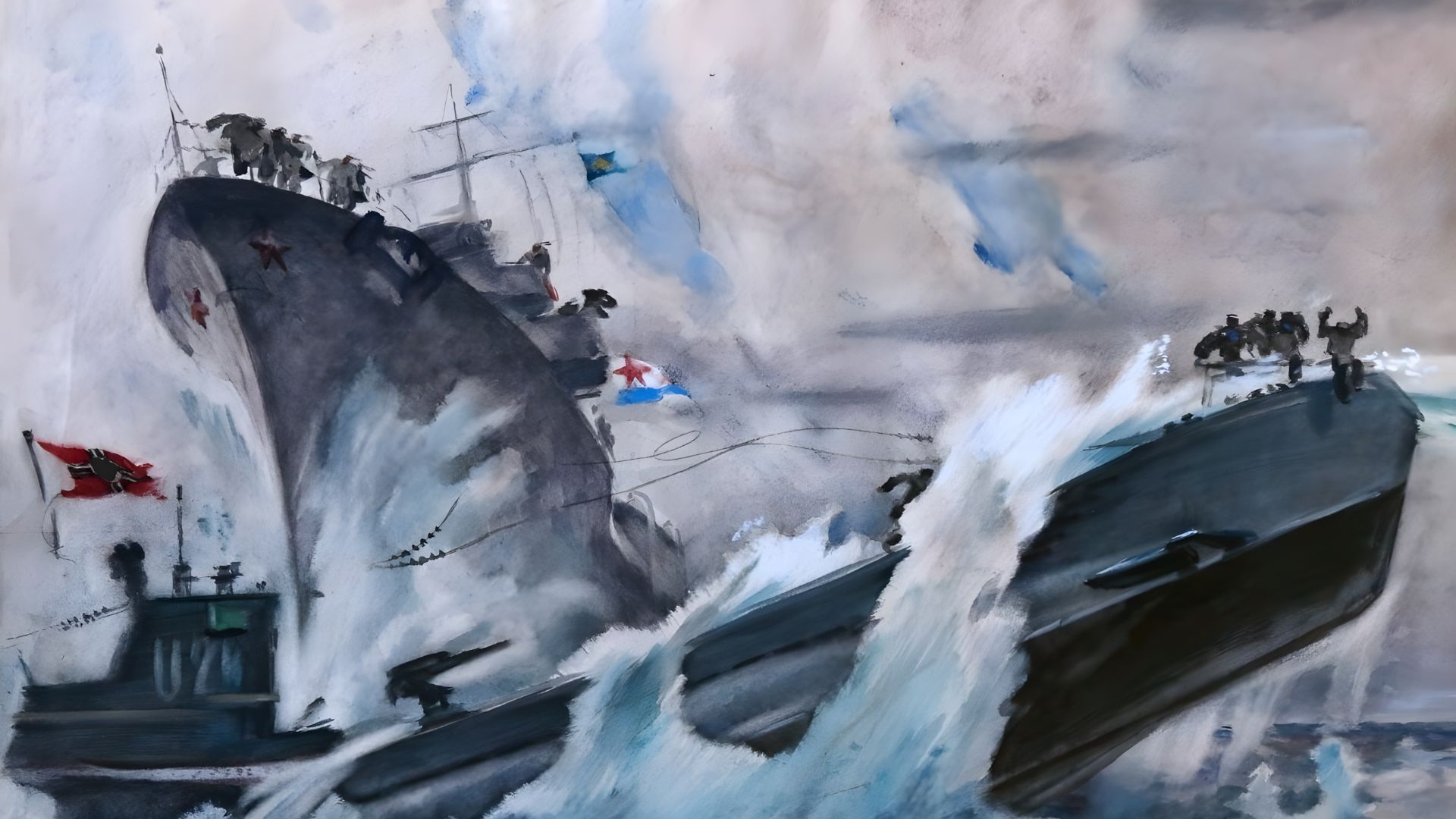Корабельный таран Forts (Столкновения с помощью мешков)
