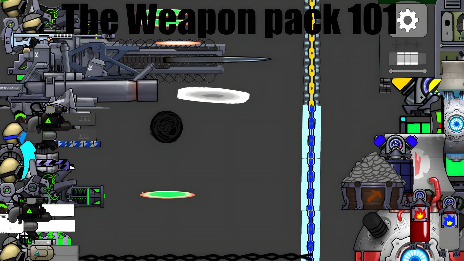 The weapon pack 101 Forts (Разрушитель фортов)