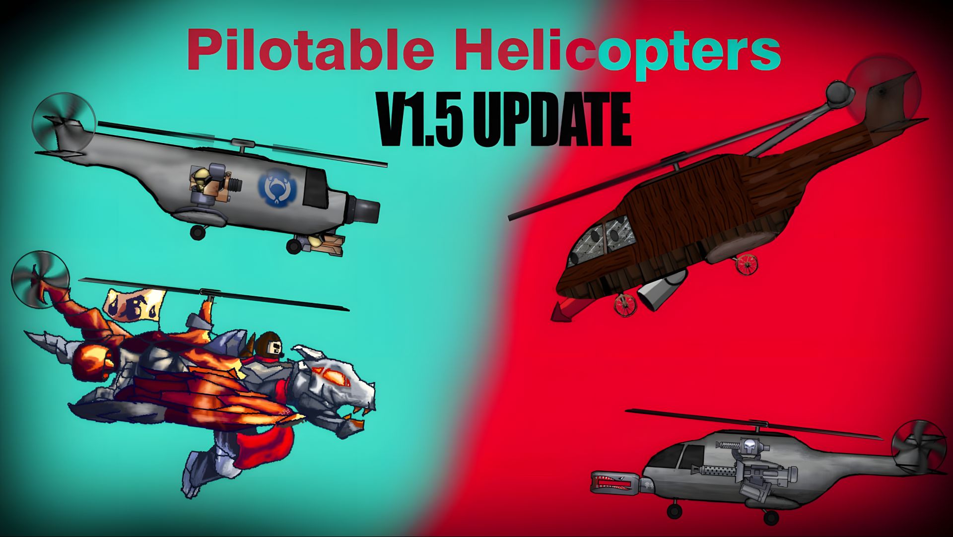 (KIBI) Pilotable Helicopters Forts (Управляемые вертолеты)
