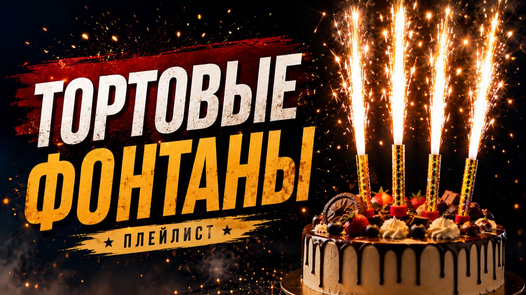 Тортовые фонтаны