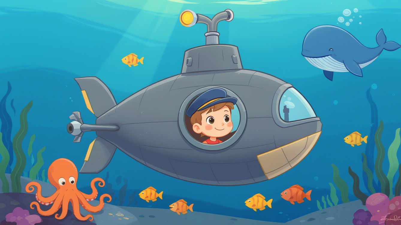 Изучаем подводный мир - Развивающий мультфильм для детей 3–5 лет