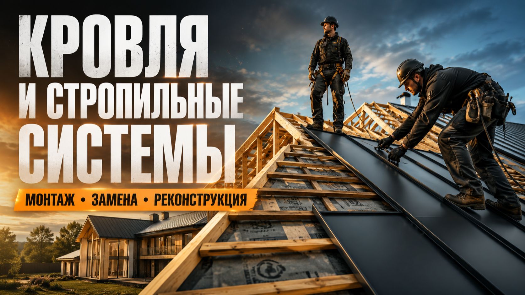 Кровля и стропильные системы | Монтаж и замена кровли | Эковата-МСК
