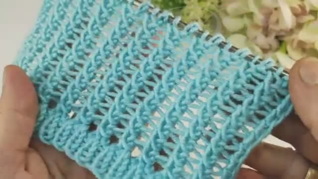 Узоры спицами для начинающих простые и красивые